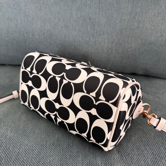 Coach | Bags | Nwt Coach Mini Rowan Crossbody In Signature Canvas Co96 | Poshmark